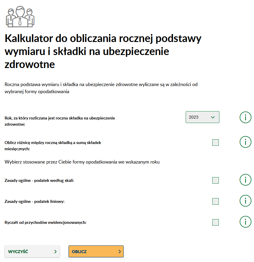 ZUS udostępnił kalkulator rocznej składki zdrowotnej - Pity | Rozlicz ...