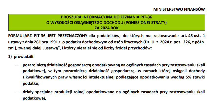 PIT-36 dla kogo? Zasady rozliczania z US w 2025 roku - Pity | Rozlicz ...